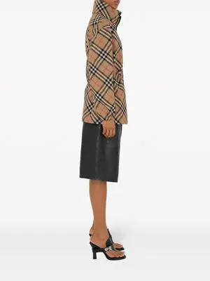 Burberry Check-pattern Jacket - Neutrals
