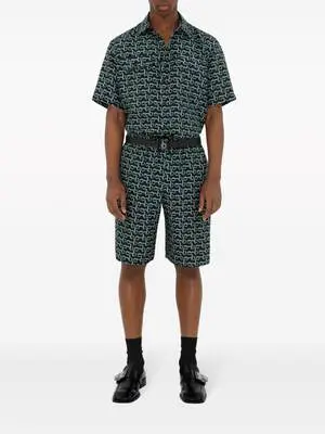 Burberry B Printed Silk Shirt