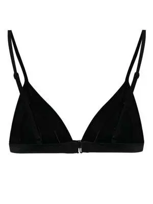 DUSKII Triangle-cup Floral-print Bikini Top