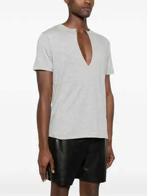 Gucci V-neck Cotton T-shirt