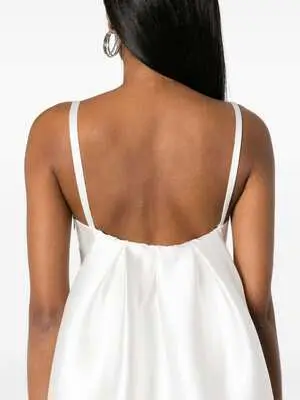 P.a.r.o.s.h Papavero Mini Dress - White