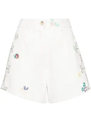 Forte_forte Slit Shorts For Women