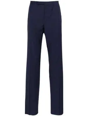 Zegna Wool Chino Trousers - Blue