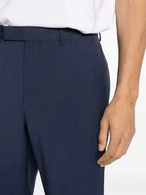 Zegna Wool Chino Trousers - Blue