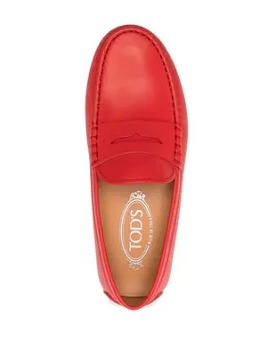 TOD'S Gommino Bubble Leather Penny Loafers