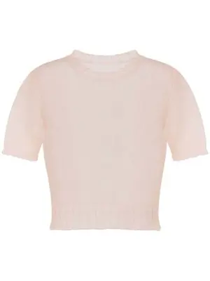 MAISON MARGIELA Sheer Knit Top