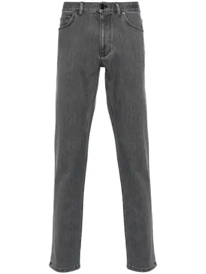 Zegna Raw Edge Hem Jeans For Men