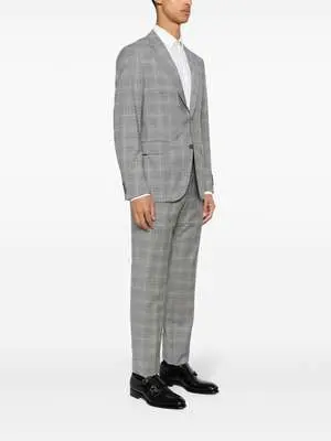 Zegna Checked Single-breasted Suit