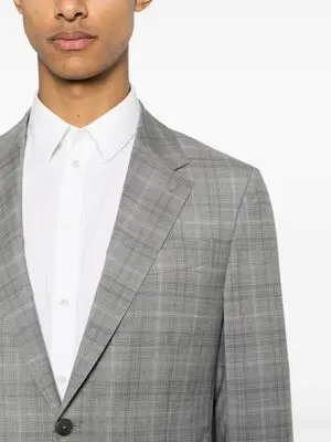 Zegna Checked Single-breasted Suit