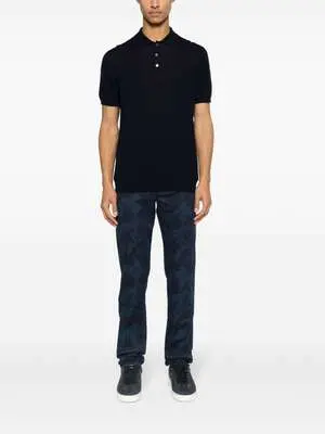 ZANONE 3d-knit Cotton Polo Shirt