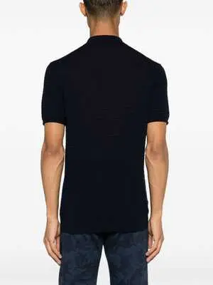 ZANONE 3d-knit Cotton Polo Shirt