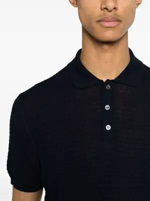 ZANONE 3d-knit Cotton Polo Shirt