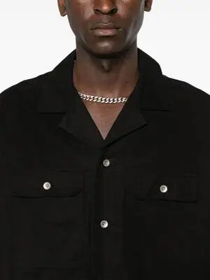 Rick Owens Magnum Tommy Longline Shirt - Black