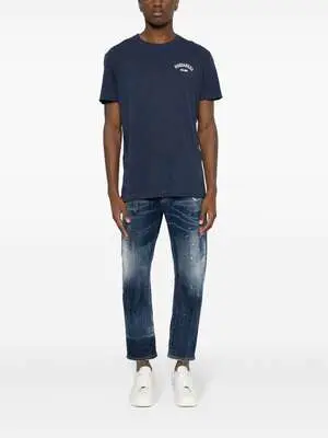 Dsquared2 Logo-print Cotton T-shirt - Blue