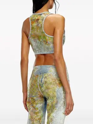 DIESEL® De-detop-fse Devoré Crop Top