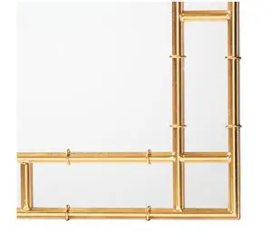 BAXTON STUDIO Bedivere Goldleaf Metal Accent Wa Ll Mirror