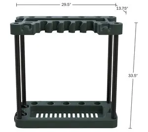 STALWART Rolling Utility Cart With Wheels Holds40 Yard Tools