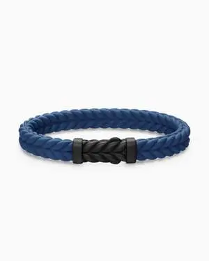 David Yurman Chevron Bracelet - Blue Rubber