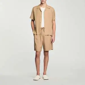 Sandro Shark Collar Shirt - Nut