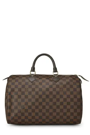 LOUIS VUITTON Damier Ebene Speedy 35 - Brown