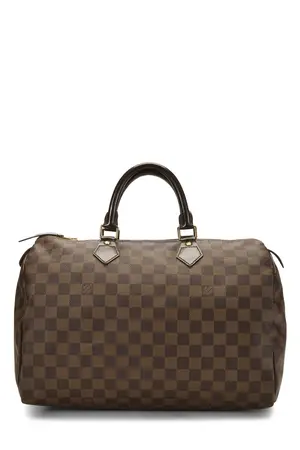 LOUIS VUITTON Damier Ebene Speedy 35 - Brown