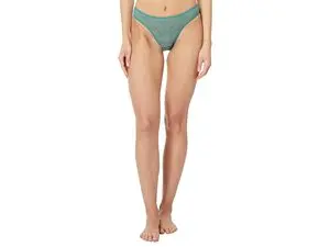 Eberjey Soft Stretch Recycled Lace Bikini Women's Underwear Black Green