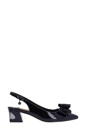J. Reneé Kimma Slingback Pointed Toe Pumps - Black