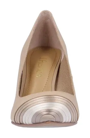 J. Reneé Garbina Pointed Toe Pump - Beige