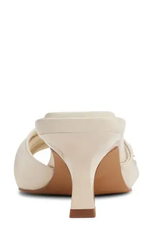Dkny Twist Strap Kitten Heel Sandal - Bone