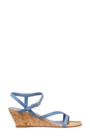 STUART WEITZMAN Oasis 50 Wedge Sandal - Washed