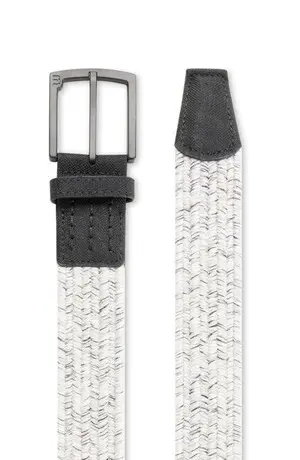 Travis Mathew Ice Pop 2.0 Textured Belt - Sleet/micro Chip
