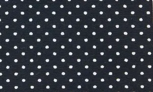 CLIFTON WILSON Polka Dot Cotton Pocket Square - Navy