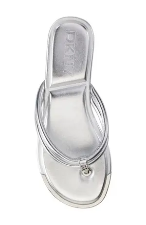 Dkny Clemmie Flip Flop - Silver