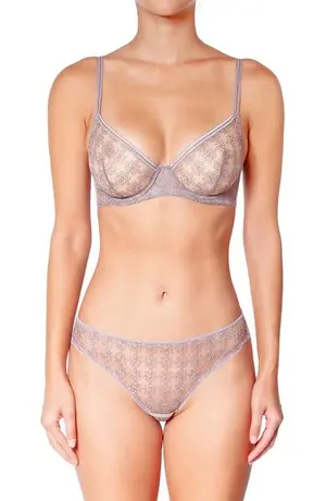 HUIT Café Fleur Underwire Bra - Taupe