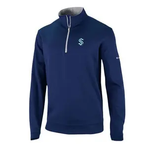 Columbia Seattle Kraken Quarter-zip Jacket - Navy