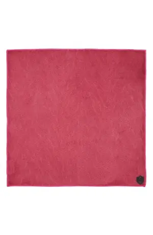 CLIFTON WILSON Cotton Pocket Square - Fuchsia