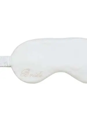 FLEUR DU MAL Bridal Silk Eye Mask - Ivory