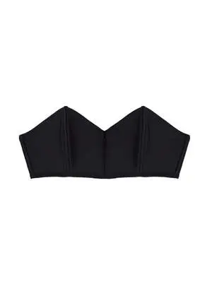 Fleur Du Mal Charlotte Bandeau Bra - Black