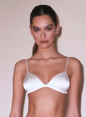 Fleur Du Mal Molded Luxe Triangle Bra