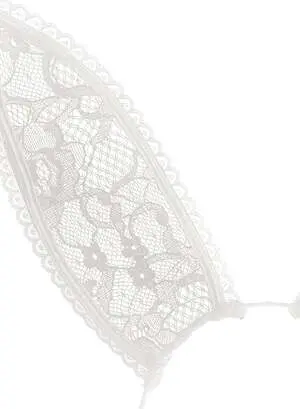 FLEUR DU MAL Lace Bunny Ears Headband - Ivory