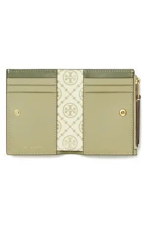 Tory Burch T Monogram Embossed Leather Bifold Wallet