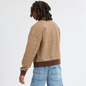 COACH Essential Signature Crewneck - Tan Signature