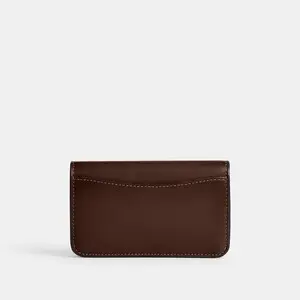 COACH Essential Slim Card Case - Brass/maple