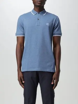 BOSS Cotton Polo Shirt Denim