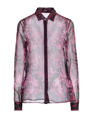 Versace Floral-print Silk Shirt