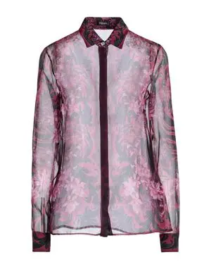 Versace Floral-print Silk Shirt
