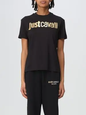 Just Cavalli Logo T-shirt - Black
