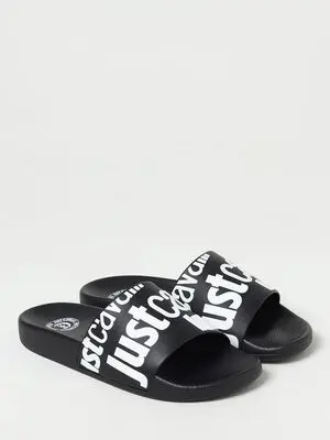 Just Cavalli Logo Slides - Black