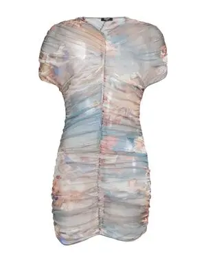 Balmain Mini Dress Sand Size Polyamide