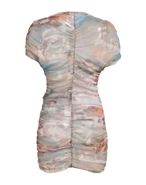 Balmain Mini Dress Sand Size Polyamide